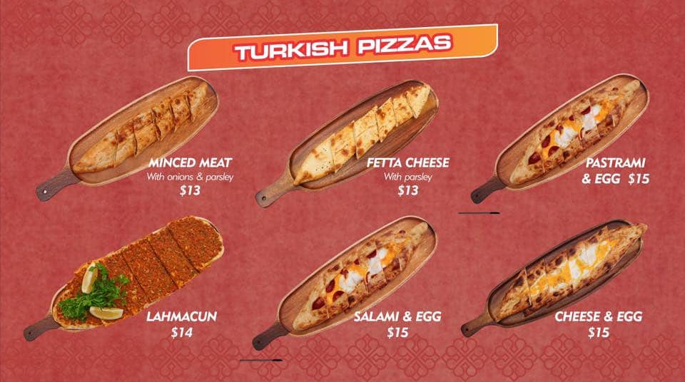 Menu at Melbourne Kebab Station restaurant, Niddrie
