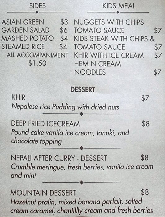 Menu at Tibetan Kitchen - Toowong restaurant, Toowong, Toowong Village ...