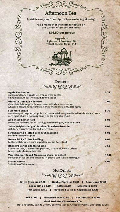 Menu at The Counting House pub & bar, Cleethorpes