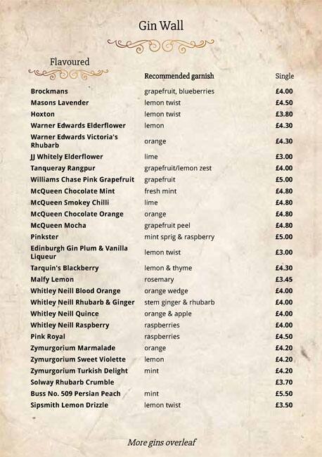 Menu at The Counting House pub & bar, Cleethorpes