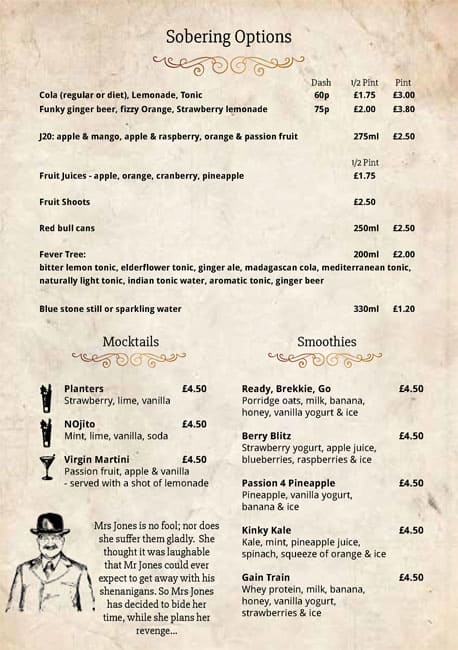Menu at The Counting House pub & bar, Cleethorpes