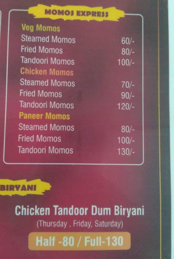 Menu of Daawat's Dosti Katta, Yewale Wadi, Pune