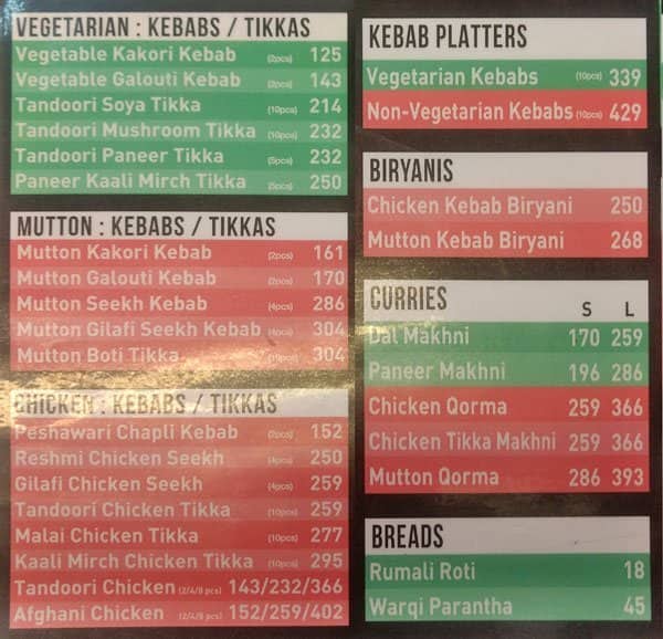 Koyla Kebab Menu, Menu for Koyla Kebab, Saket, New Delhi - Zomato