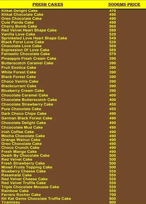 Menu at Cue Cafe, Pune, opt Park Springs society gate