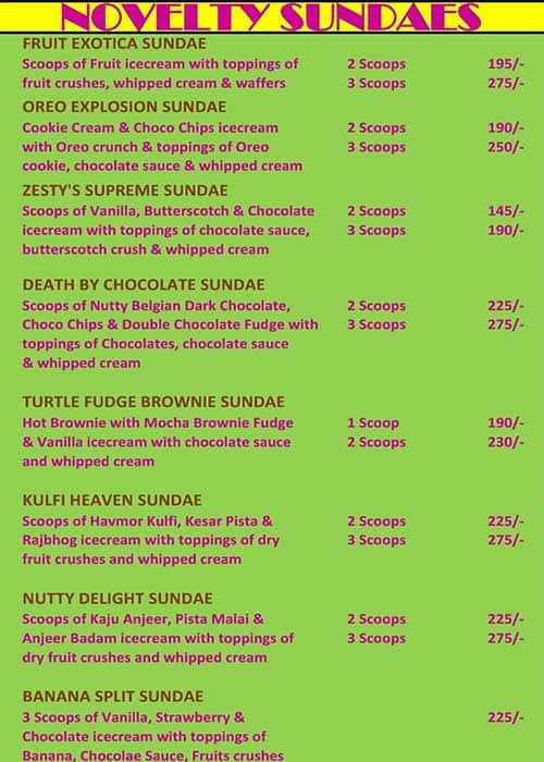 Menu at Cue Cafe, Pune, opt Park Springs society gate