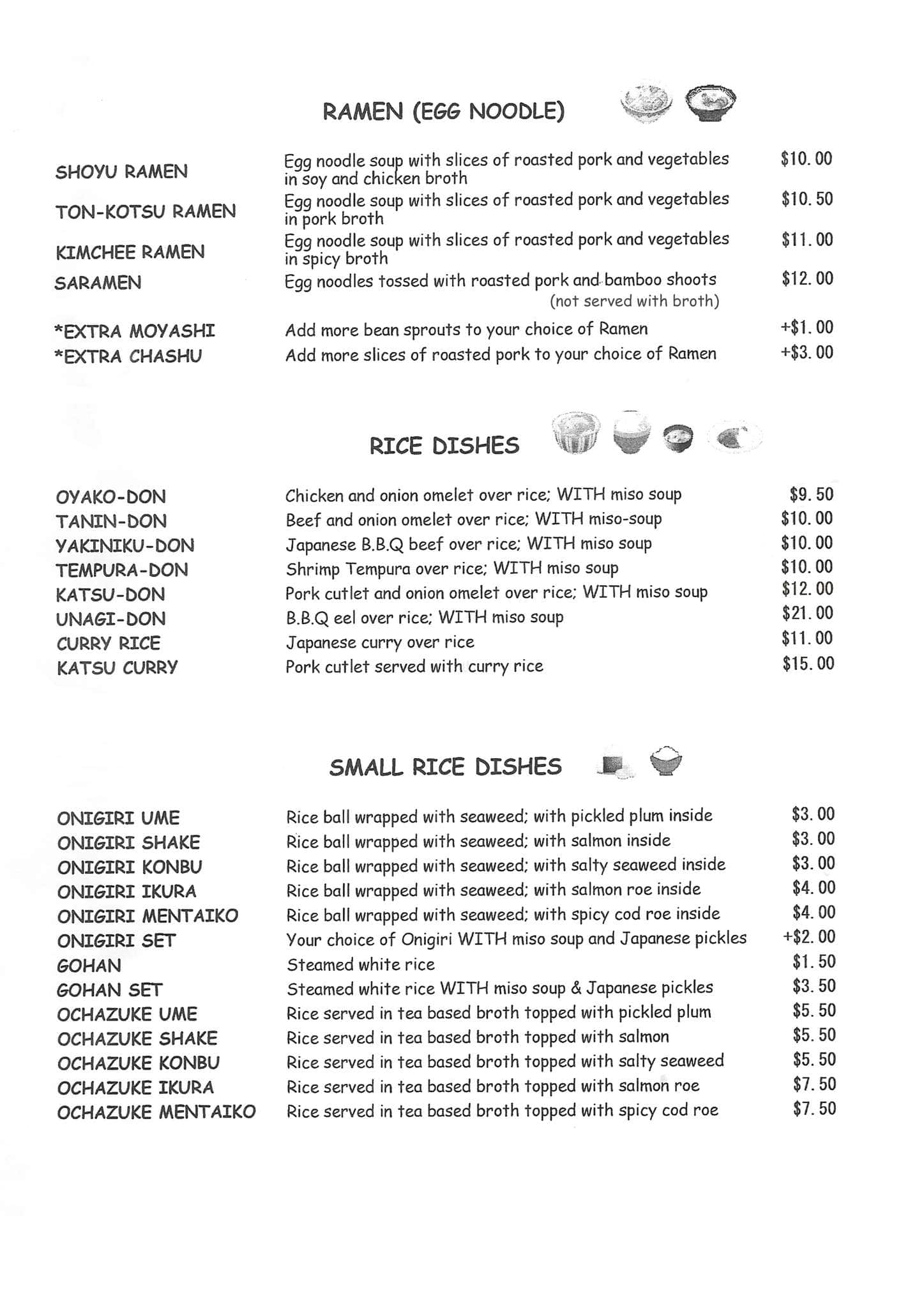 Menu at Maido Japanese Restaurant, Doral