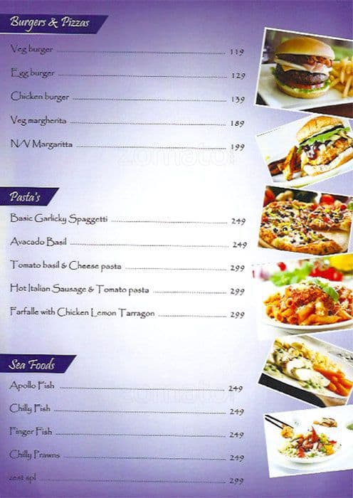 Menu at Zest Kitchen Madhapur, Hyderabad, H.NO: 61/A