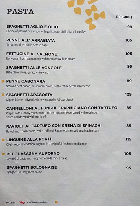 Menu at MONTEZUMA Rooftop Lounge restaurant, Tangerang