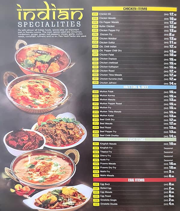 Menu at Tasty World Restaurant Impz, Dubai, Ground Floor