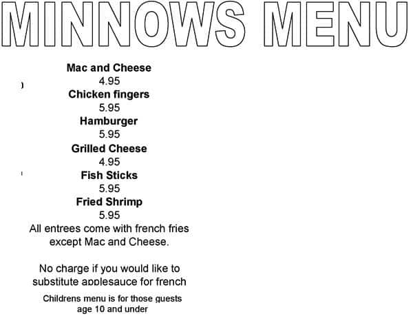 Menu at Flying Fish Public Market & Grill, North Myrtle Beach