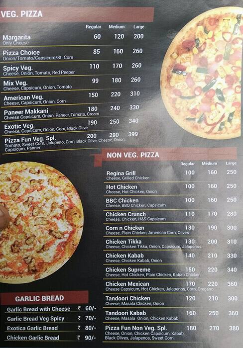 Halal Pizza Fun Menu, Menu for Halal Pizza Fun, Zakir Nagar, New Delhi ...