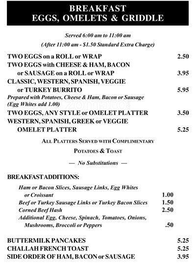 Menu at Teresa's Brick Oven Pizza & Cafe, West New York, 51 W 51st St