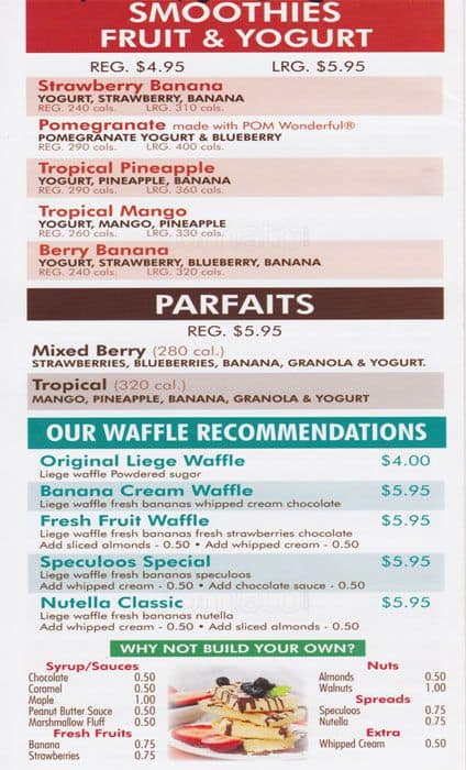 red mango menu prices