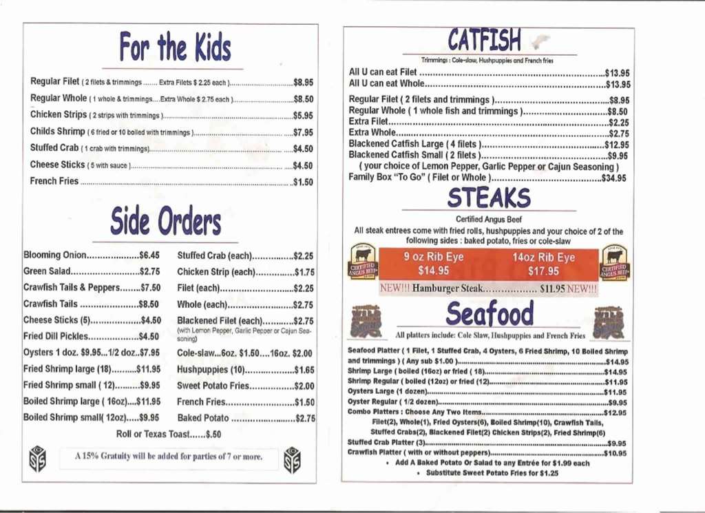 Kanes Seafood & Steakhouse, Foxworth, Hattiesburg - Urbanspoon/Zomato