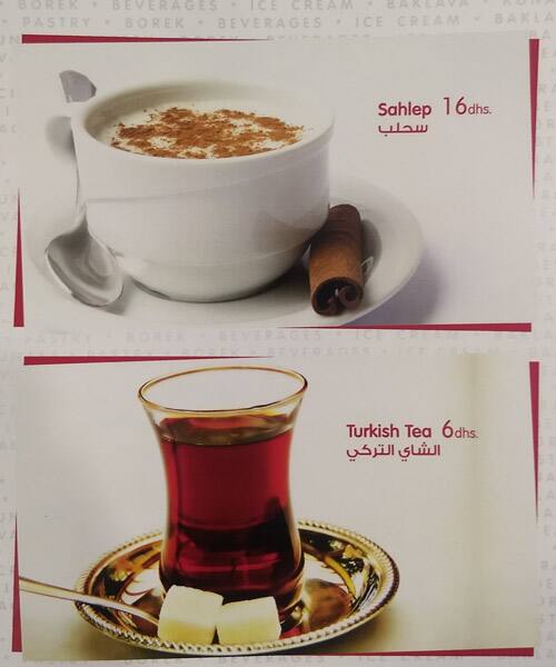 Menu at Maras Turka Ice Cream desserts, Dubai, Level 1