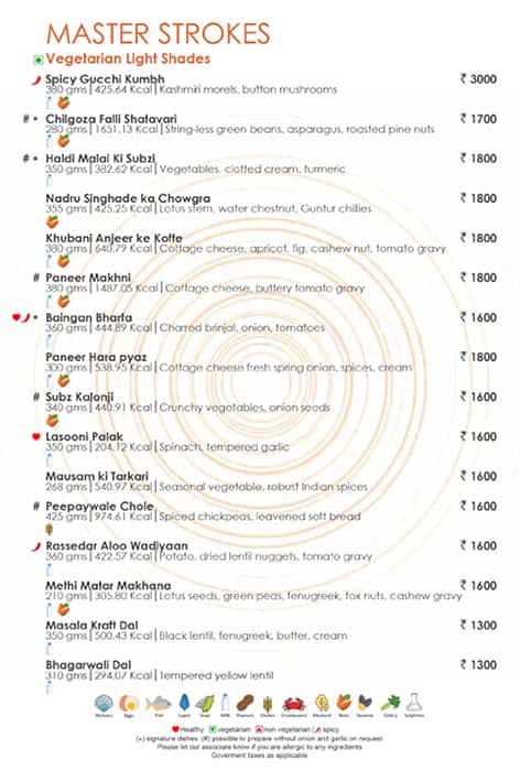 Taj Hotel Mumbai Menu Card - Infoupdate.org