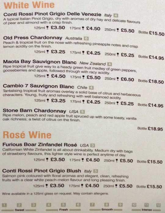 Menu at Milford Arms pub & bar, Isleworth