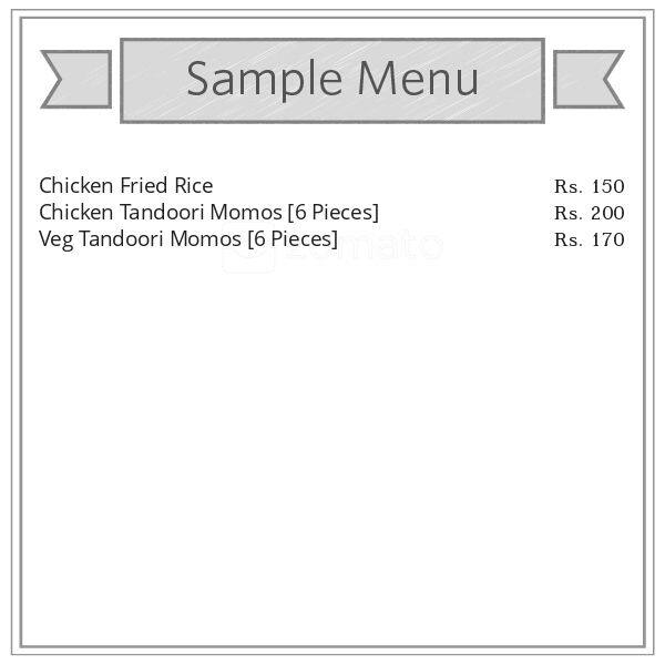 Menu of Cheat Day, Tollygunge, Kolkata