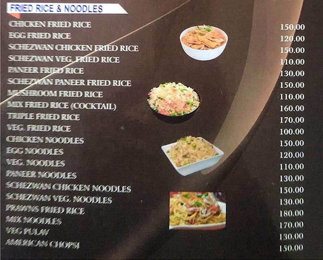 Menu at Food Palace, Bengaluru, No 123 Hotel New Food Palace 1'st Main ...