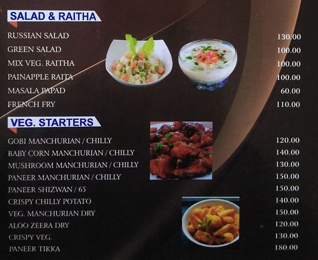 Menu at Food Palace, Bengaluru, No 123 Hotel New Food Palace 1'st Main ...
