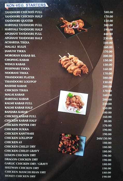 Menu at Food Palace, Bengaluru, No 123 Hotel New Food Palace 1'st Main ...