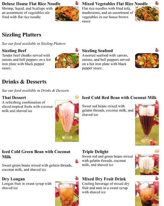 Menu at Tan Tan restaurant, Houston, Ranchester Dr