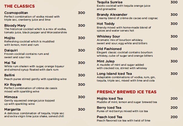 Rhapsody - Courtyard by Marriott Menu - Zomato