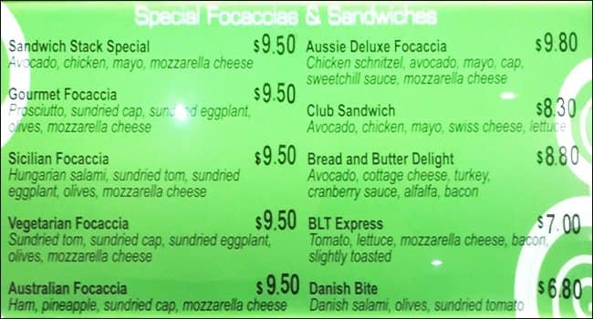 Sandwich Stack Menu, Menu for Sandwich Stack, Parramatta, Sydney ...