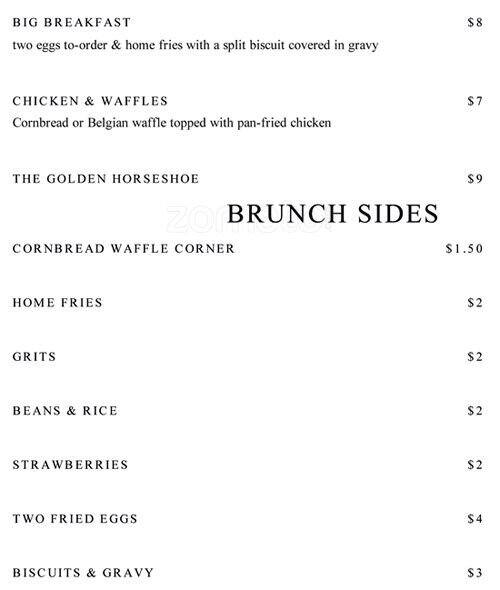 Menu at The Golden Pony pub & bar, Harrisonburg