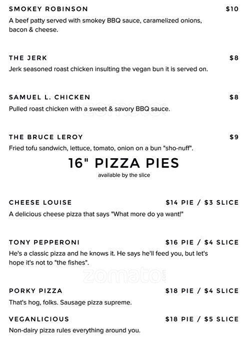 Menu at The Golden Pony pub & bar, Harrisonburg