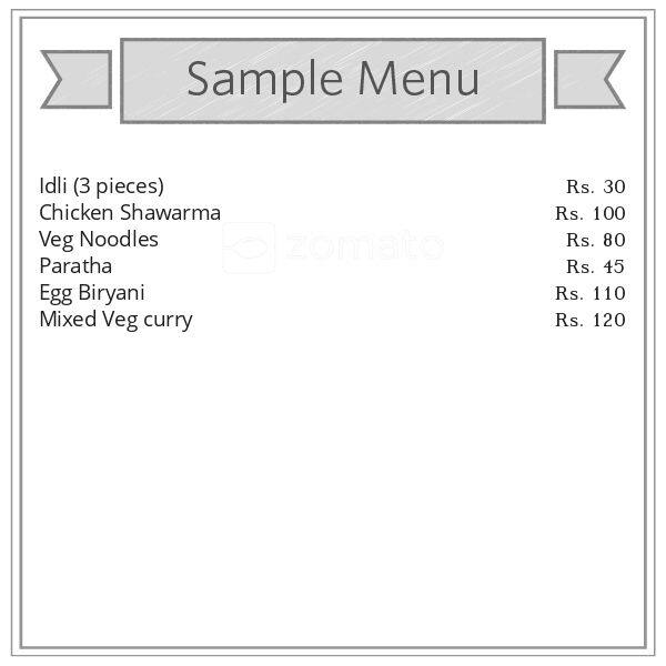 Menu of Siri Tiffins, Kukatpally, Hyderabad