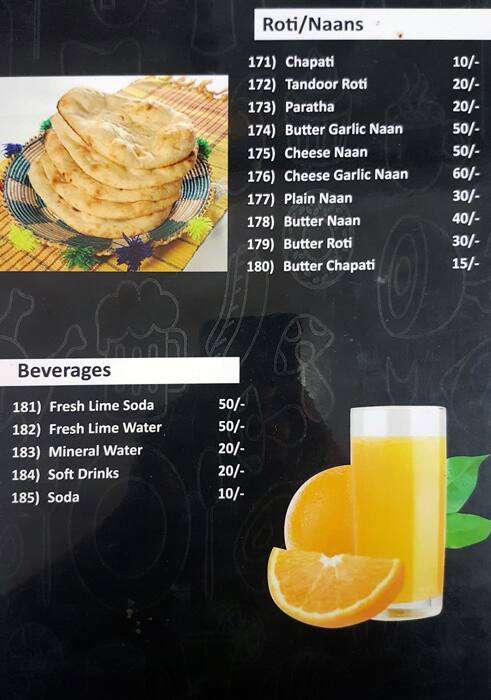 Menu at GOA CAFE RESTAURANT, Bambolim