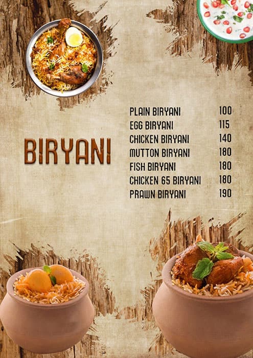 Menu at Salem Paradise Multi Cuisine Restaurant, Salem, 40/22 ...