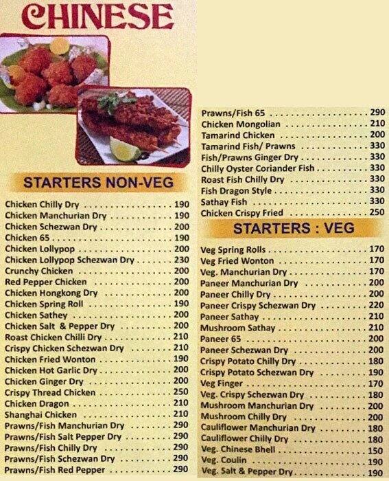 Shaolin Menu, Menu for Shaolin, Powai, Mumbai - Zomato