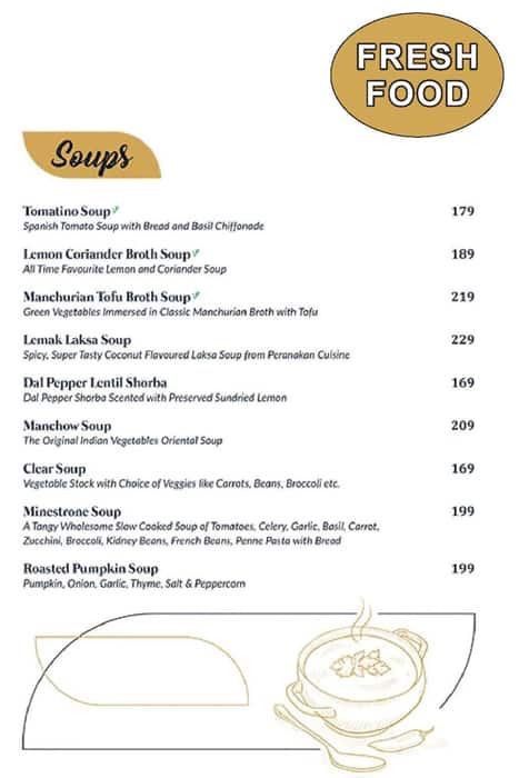 Menu of Fresh Food, Vashi, Navi Mumbai