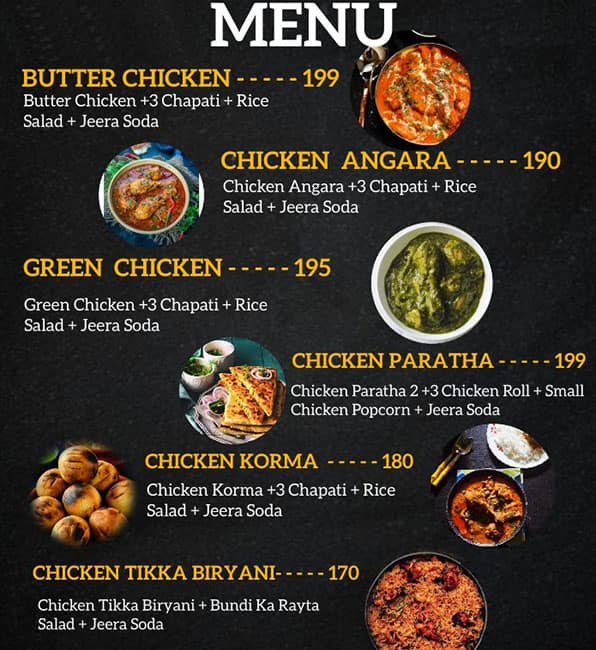 Menu at Halal Food Ahmedabad, Ahmedabad