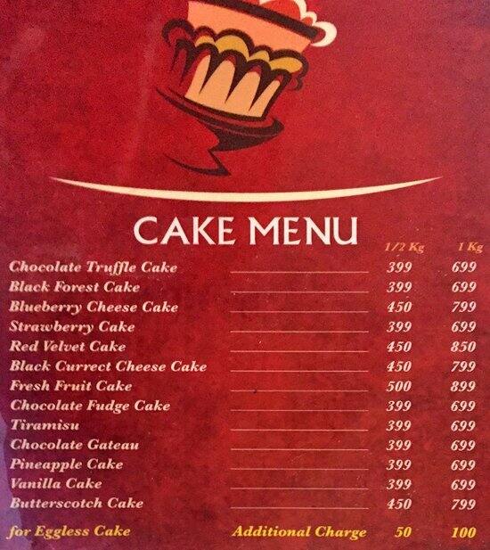 Menu at The Cantine, Gurugram, B1-B2