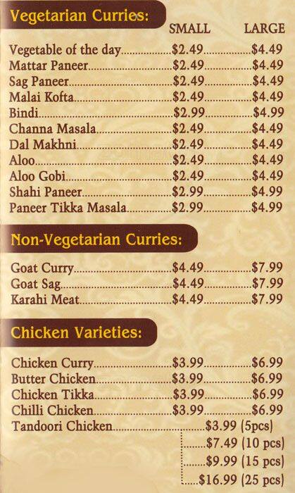 Menu at Embassy Restaurant, Toronto, Finch Ave E