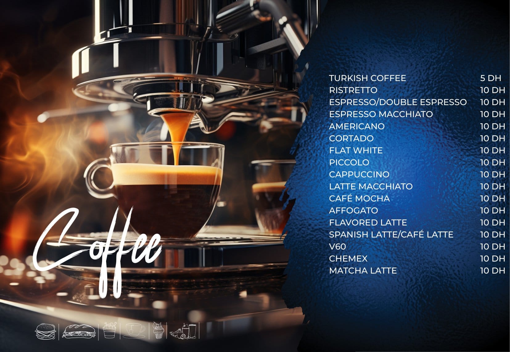 Menu of Boosters Coffee, Baniyas, Abu Dhabi