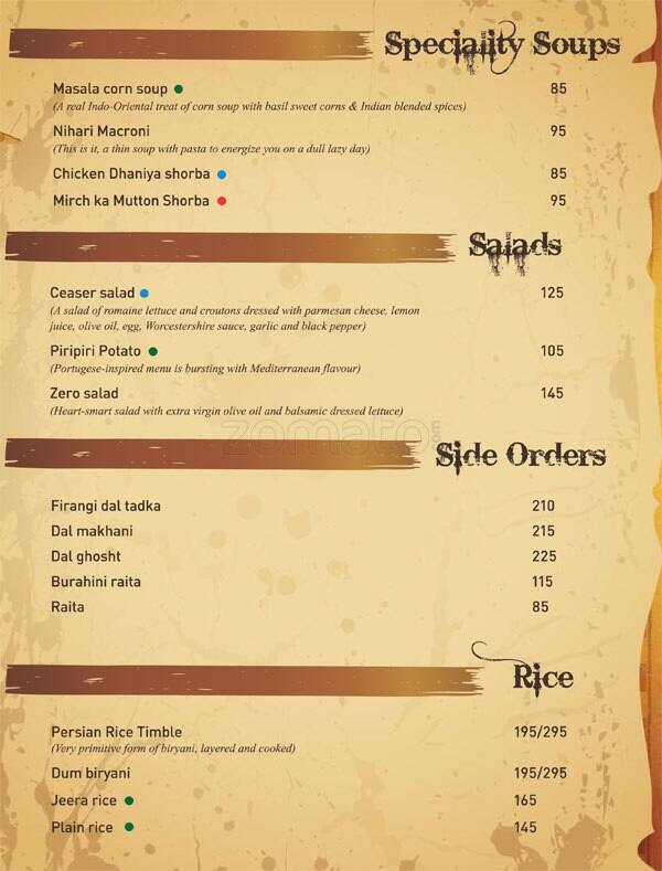 Menu at eatIN, Noida