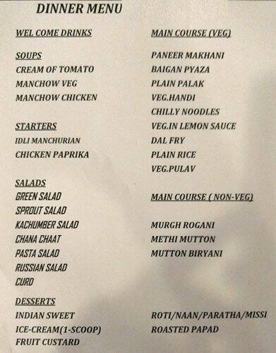Ginger Hotel Menu, Menu for Ginger Hotel, Fatehgunj, Vadodara - Zomato