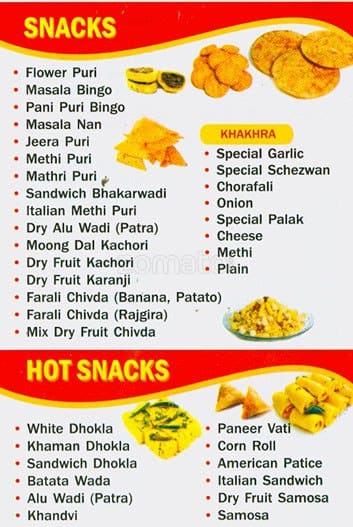 Menu at Utsav Sweets & Snacks, Mumbai