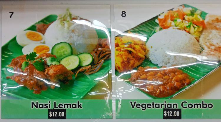 Menu at Kampung Delight restaurant, Auckland