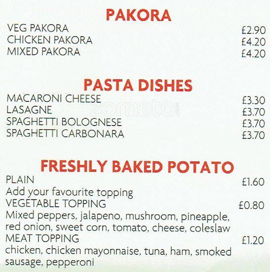 Menu at Eatalia Kitchen restaurant, Glasgow