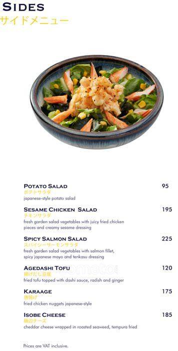 Menu at Tenya - SM Southmall restaurant, Las Pinas, GF Food Street