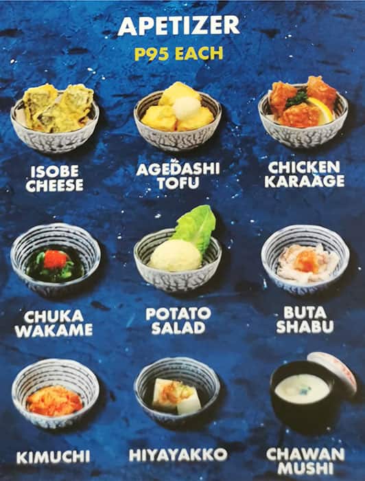 Menu at Tenya (SM Mall of Asia, Pasay City) restaurant, Pasay, Seaside ...