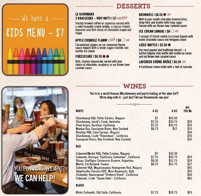 Menu at Big Rig Kitchen & Brewery - Richmond Hill pub & bar, Richmond ...