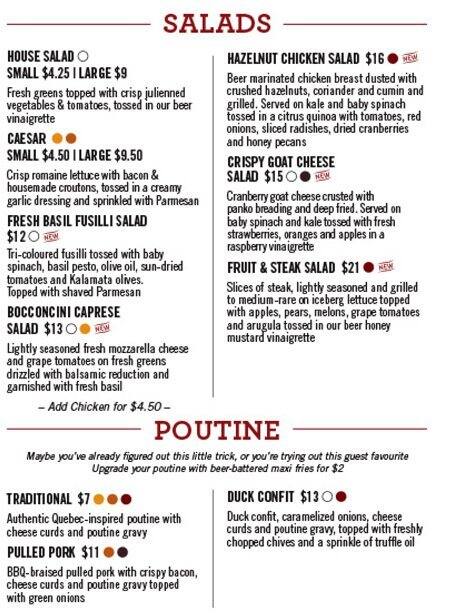 Menu at Big Rig Kitchen & Brewery - Richmond Hill pub & bar, Richmond ...