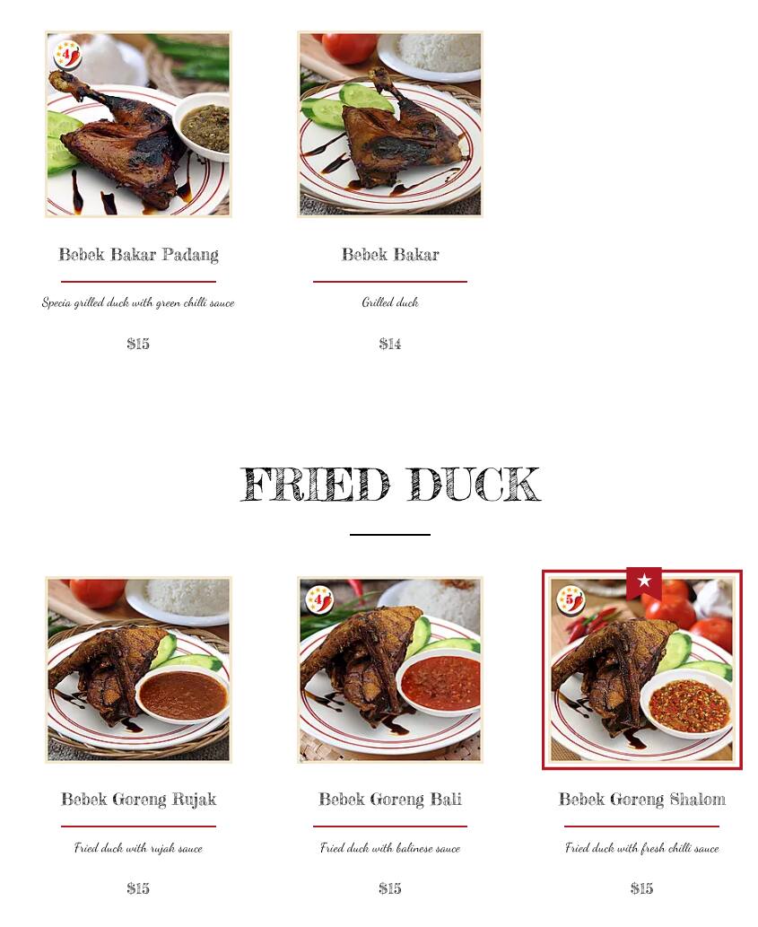 Menu at Shalom Indonesian Restaurant, Runcorn, Pinelands Plaza Shopping ...