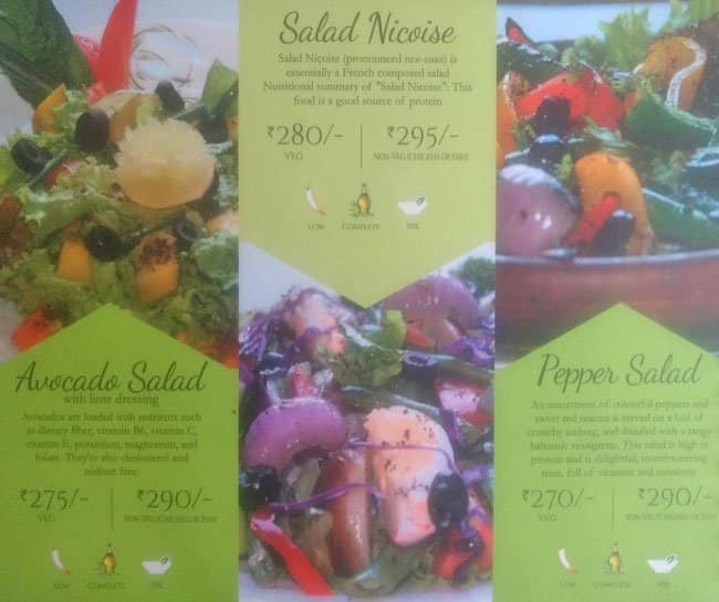 Menu of Aioli, Kalyan Nagar, Bangalore